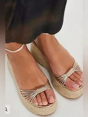 SCHUTZ | Shoes | Schutz Livia Platform Espadrille Sandals Leather In ...